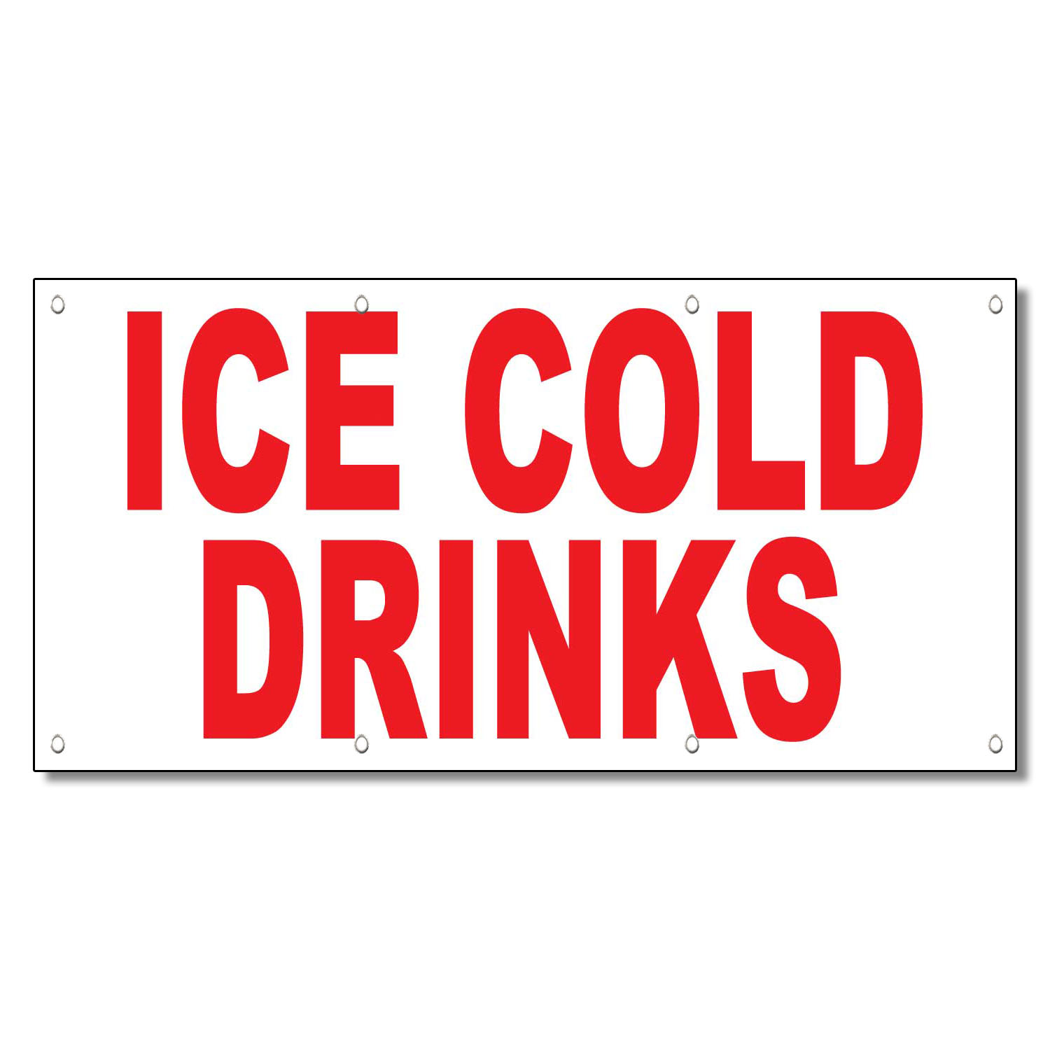 Cold Drinks Sign