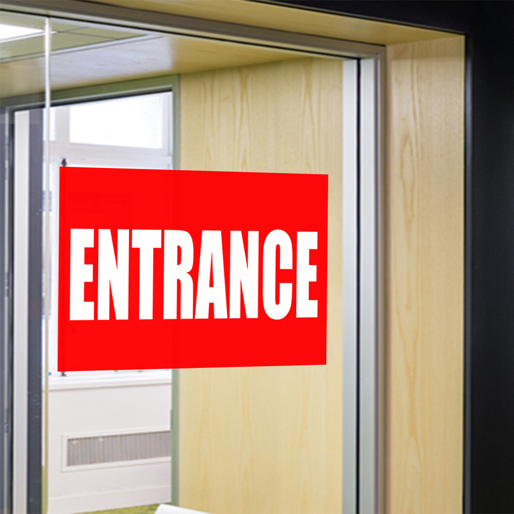 Decal Stickers Entrance Promotion Business Vinyl Store Sign Label | eBay