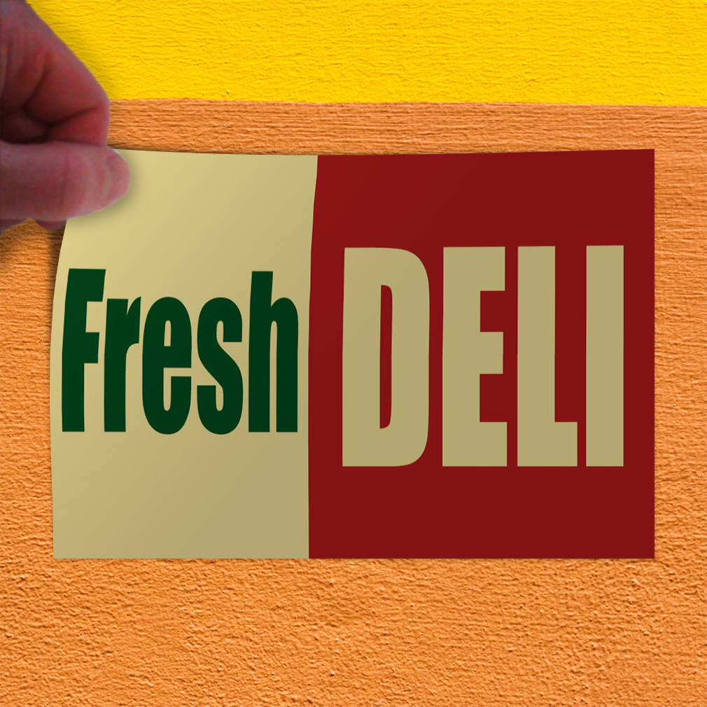 Decal Stickers Fresh Deli Food Fair Promotion Business Vinyl Store Sign ...