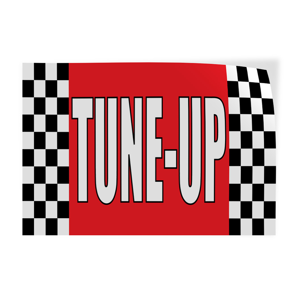 Decal Stickers Tune-Up Auto Body Shop Car Repair Vinyl Store Sign Label ...
