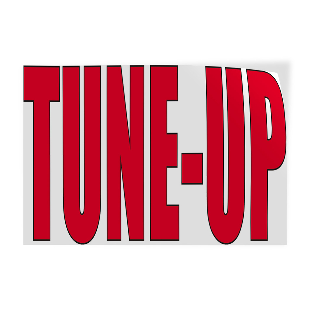 Decal Stickers Tune-Up Auto Body Shop Car Repair Vinyl Store Sign Label ...