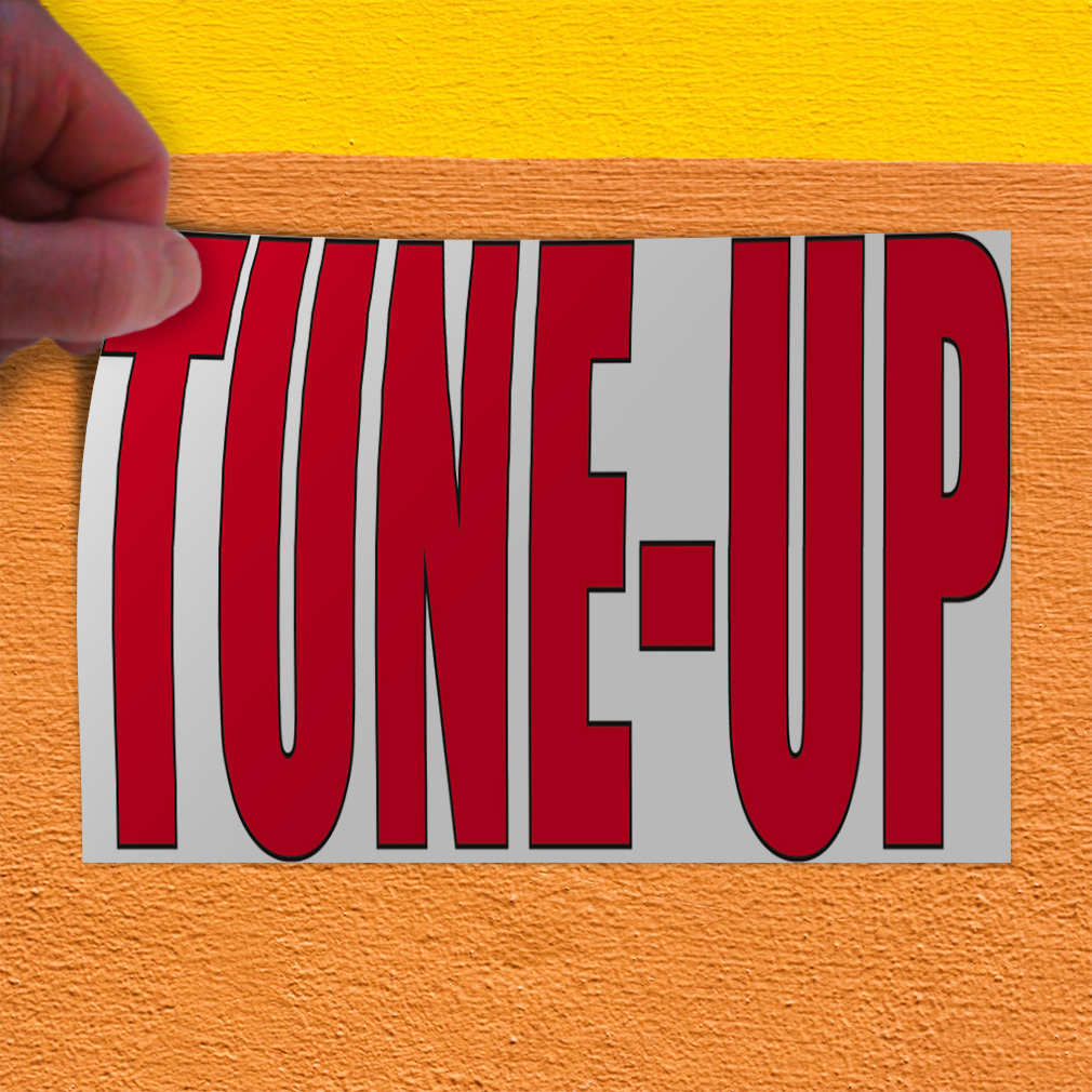Decal Stickers Tune-Up Auto Body Shop Car Repair Vinyl Store Sign Label ...