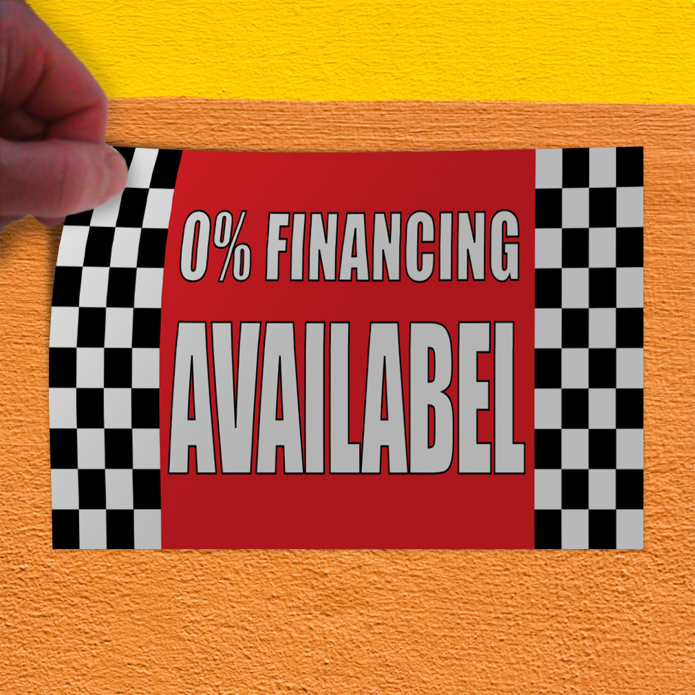 Decal Stickers 0% Financing Available Auto Body Shop Car Vinyl Store ...