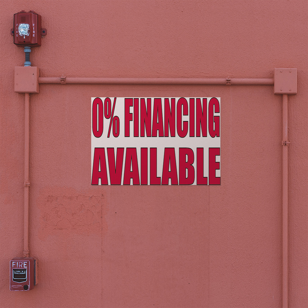 Decal Stickers 0% Financing Available Auto Body Shop Car Vinyl Store ...