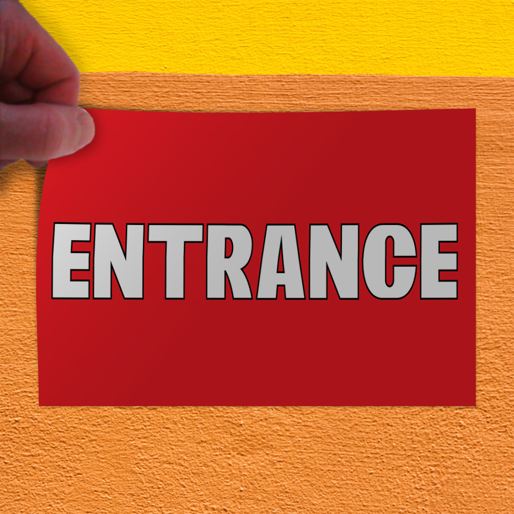 Decal Stickers Entrance Promotion Business Vinyl Store Sign Label | eBay