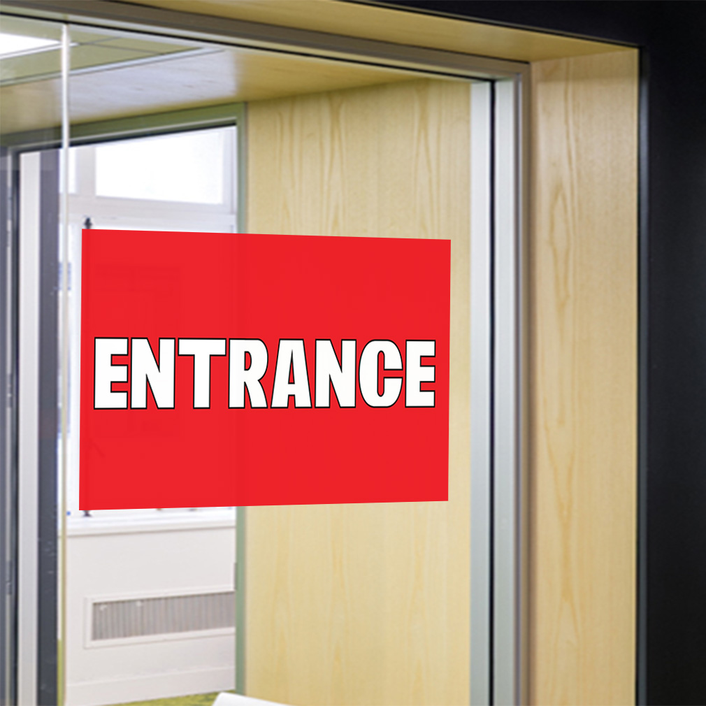 Decal Stickers Entrance Promotion Business Vinyl Store Sign Label | eBay