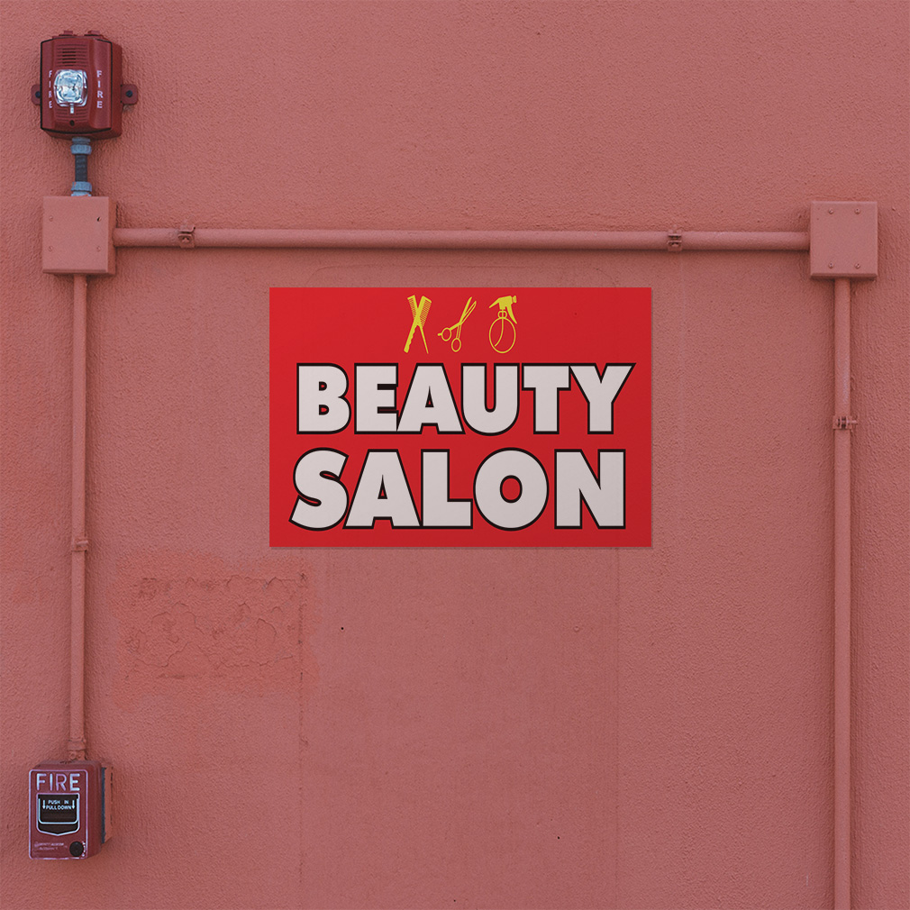 Decal Stickers Beauty Salon Promotion Business Vinyl Store Sign Label ...