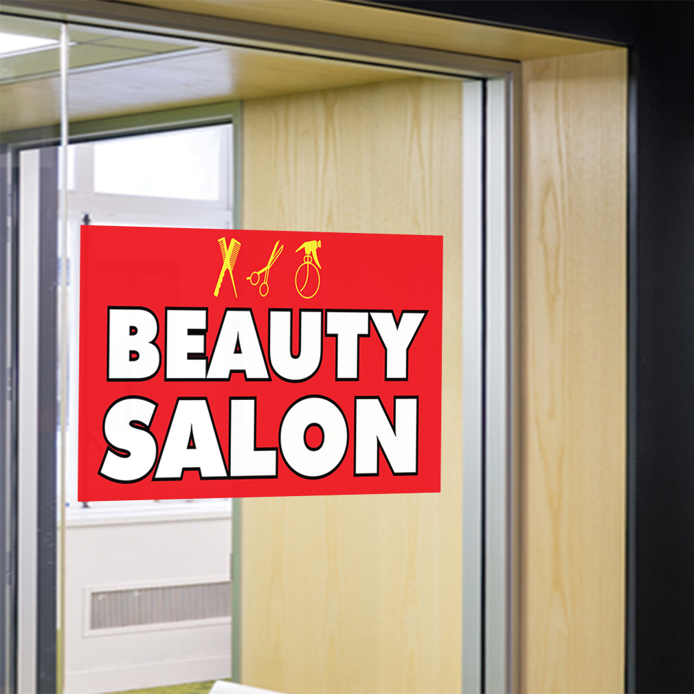 Decal Stickers Beauty Salon Promotion Business Vinyl Store Sign Label ...