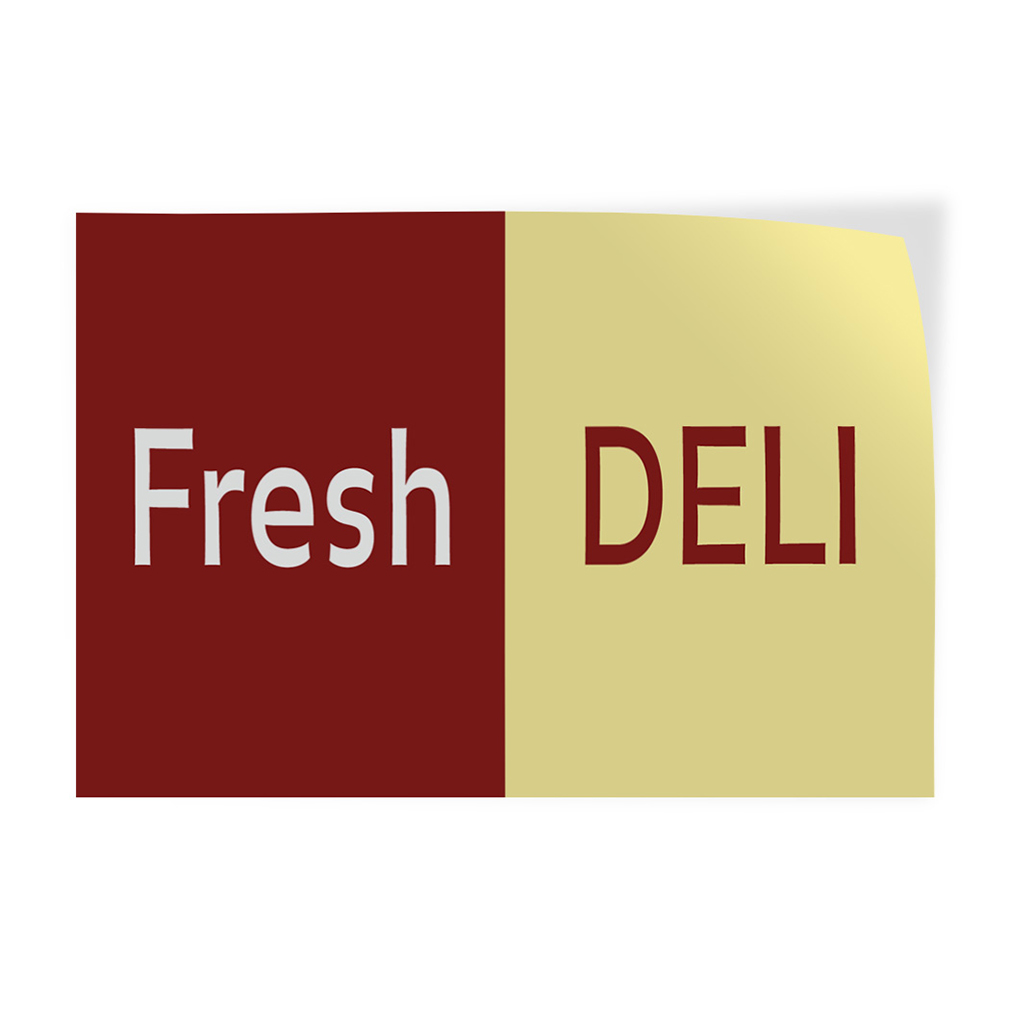Decal Stickers Fresh Deli Food Fair Promotion Business Vinyl Store Sign ...