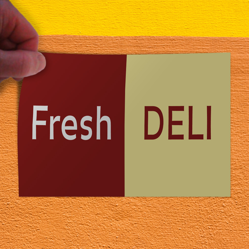 Decal Stickers Fresh Deli Food Fair Promotion Business Vinyl Store Sign ...
