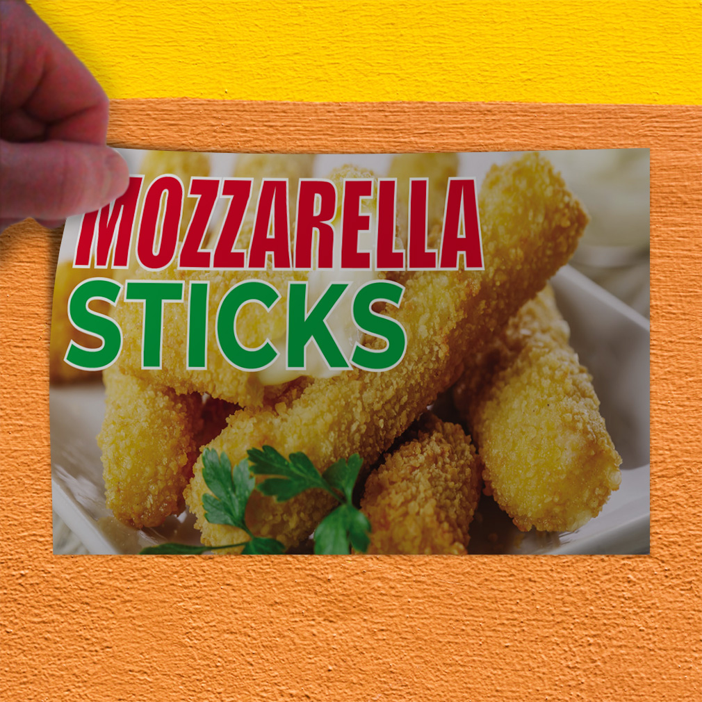 Decal Stickers Mozzarella Sticks Green Red Food Bar Restaurant Truck ...